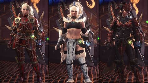 Monster Hunter World All 102 Female Armor Sets And Outfits Showcase