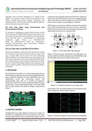 Design And Implementation Of Different Types Of Carry Skip Adder PDF