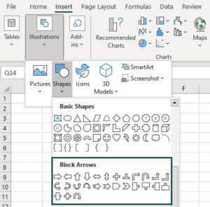 Drawing In Excel How To Use Drawing Tool With Examples