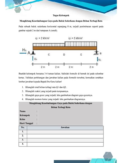 Lkpd 04 Tugas Kelompok Perhitungan Statistika Bangunan Pdf