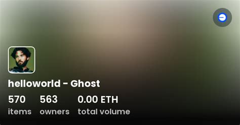 Helloworld Ghost Collection Opensea