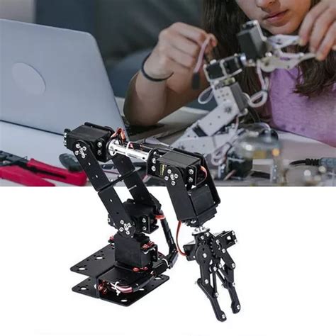 Kit De Pinza Mecánica Para Brazo Robótico 6dof Manipulador Cuotas