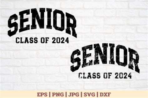 Senior Class Of 2024 Varsity Graphic By Sabuydee Design · Creative Fabrica