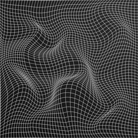 Abstract Wavy Grid Background Design