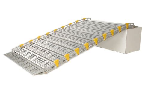 36 wide modular ramp system with loop end handrails