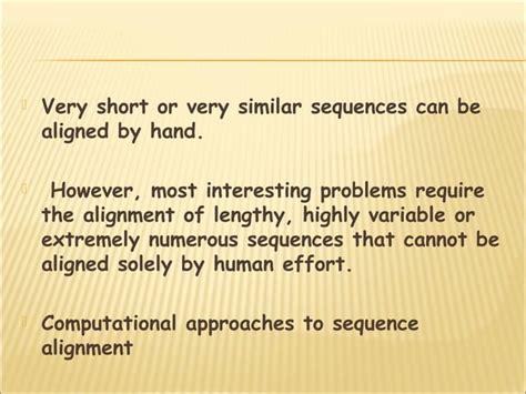 Sequencealignmentinbioinformatics 100204112518 Phpapp02 Ppt