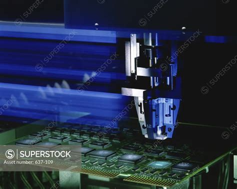 Automated Circuit Board Assembly Superstock