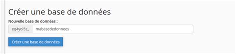 Créer Importer Ou Télécharger Des Bases De Données Dans Cpanel