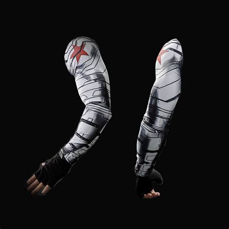 Mangas de brazo de protección solar UV para disfraz de superhéroe