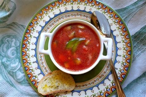 Gazpacho Recipe Smooth Or Chunky Chilled Tomato Soup Christinas Cucina