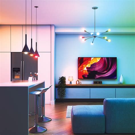 나노리프 Essentials Matter Smart A19 E26 Bulb 인테리어 스마트 전구 3팩 패키지 감도 깊은 취향