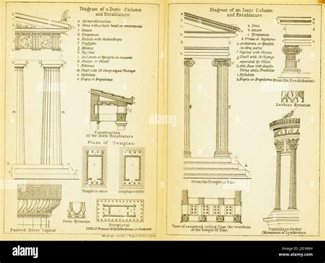 Diagram Of A Doric Column And Entablature Diagram Of A Ionic Column And