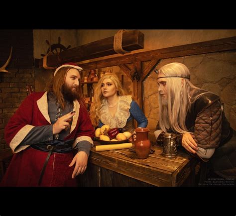 Essi Daven Geralt And Dandelion From The Witcher Books Cosplay By Me And Friends R Cosplayers