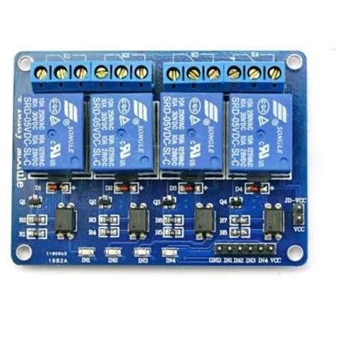 Modulo Rele Relay 4 Canales 5v 10a Opto Arduino Pic Avr En Venta En Por