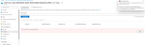 Issue With Iot Hub Microsoft Qanda