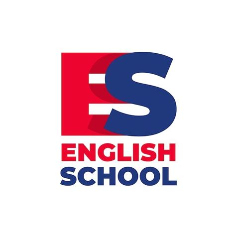 Premium Vector English Logo Design Template In 2024 English Logo