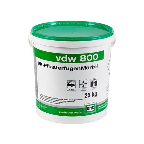 vdw 800 Mortier de jointoiement pour pavés GftK
