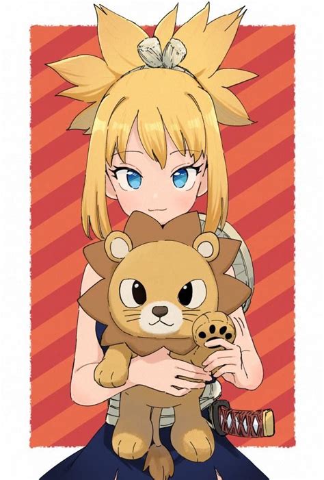 Cute Anime Character With Teddy Bear