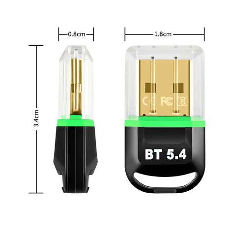 Безжичен адаптер Bluetooth 5 4 донгъл инсталация без драйвери за Pc лаптоп настолен компютър