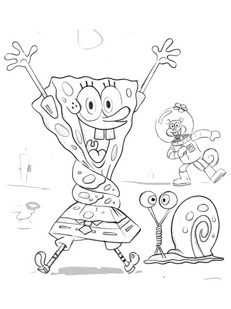 Beste Gratis Pdf 60 Spongebob Kleurplaten 🌊🧽