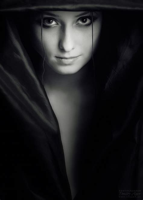 Through The Darkness Portrait Black And White Photography Pose