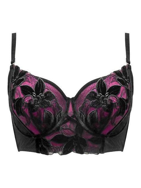 Pour Moi Icon Non Padded Underwired Longline Bra Blackmulti Uk