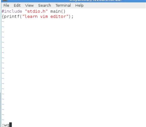 实验四Vim编辑器的使用 蓝桥云课