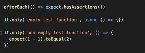 Support Failing A Test If No Assertions Are Ran · Issue 2209 · Jestjs