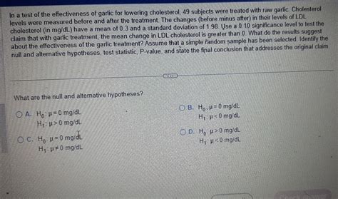 Solved Determine The Test Statistic Round 2 Decimal Places
