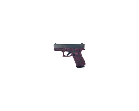 Glock 43x 9mm 341 101 Black Cherryengraved Roses