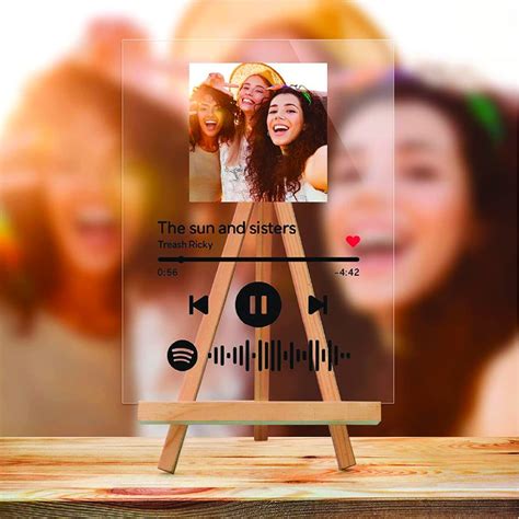 Customised Spotify Acrylic Plaque Ts With Love