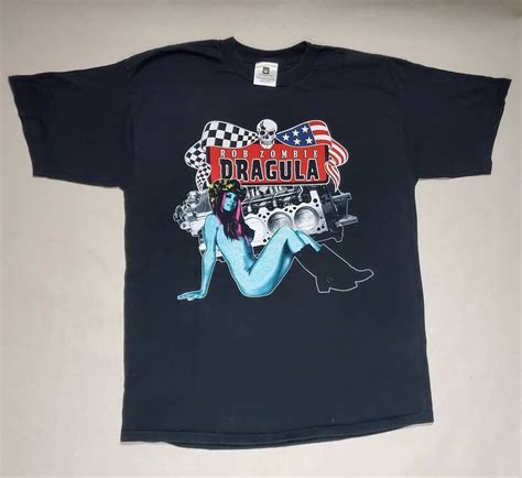 Vintage 1998 Rob Zombie Dragula T Shirt Grailed
