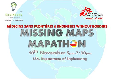Missing Maps Mapathon Engineers Without Borders Cambridge