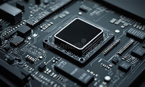 Close Up Computer Processor Stock Illustration Illustration Of Circuit Integrated 330487772