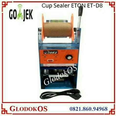 Jual Mesin Cup Sealer Eton ET D Khusus GOJEK Shopee Indonesia