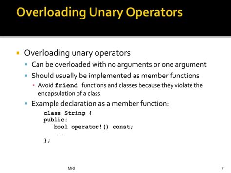 Operator Overloading And Type Conversions Pptx