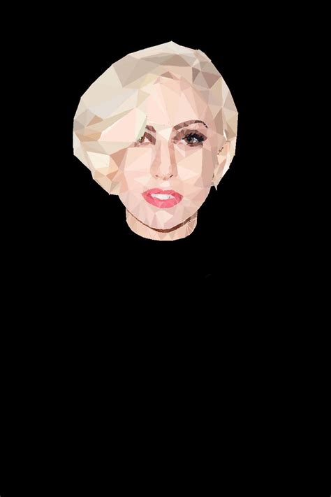 Kieran Davies Art And Photography Low Poly Portrait Of Gaga Facebook
