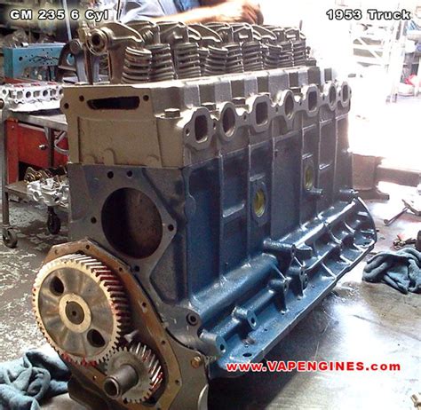 Gm 235 6 Cylinder Engine Rebuild Side View Left In 2022 Chevy Trucks