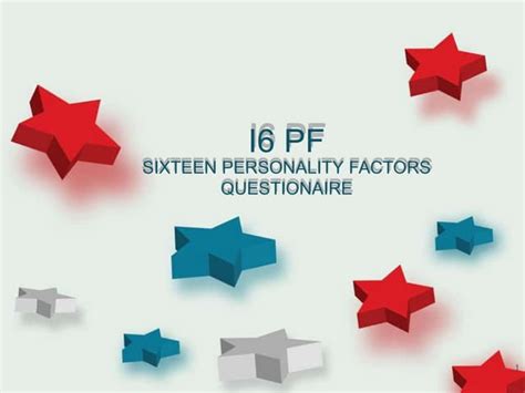 16PF Presentation.ppt