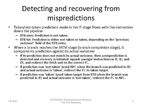 Ece Fall Pipelining Dynamic Branch Prediction