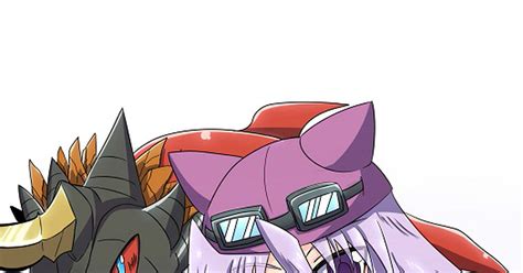 デジモン サヨとワルシー げるもんのイラスト Pixiv