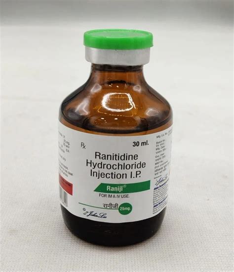 Ranitidine Hydrochloride Injection 25 Mg Ml At Rs 21 Piece In Thane