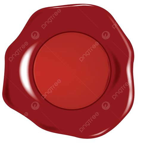 Blank Wax Seal Secure Stamp Blank Vector Secure Stamp Blank Png And