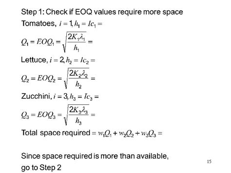 Lesson 14 Inventory Models Deterministic Resource Constrained Systems