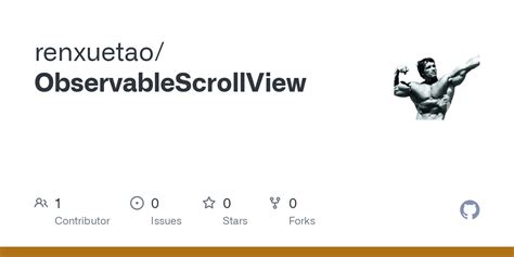 Github Renxuetaoobservablescrollview