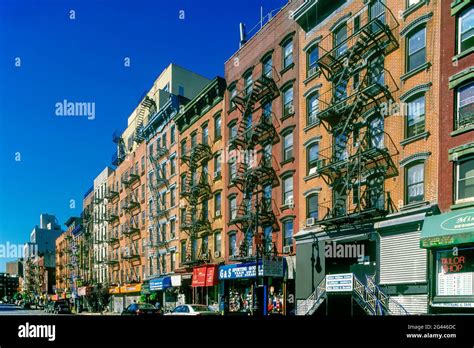 2006 Historical Fire Escapes Brick Buildings Essex Street Lower East