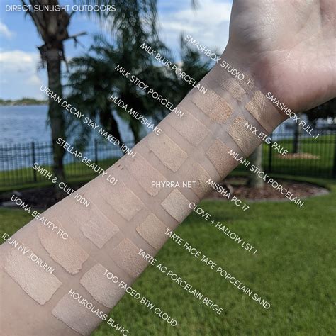 Best Foundation Very Fair Foundation Swatches And Thoughts