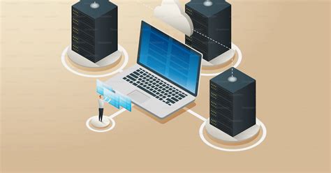 Hardware Developer Collect Data To Save Digital Data Database Concept