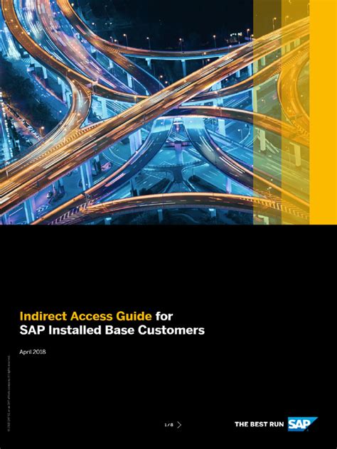 Indirect Access Guide For Sap Installed Base Customers Pdf