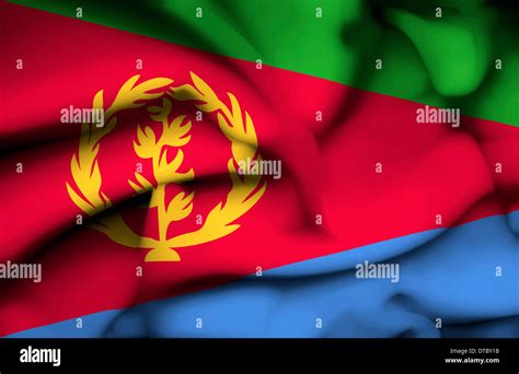 Eritrea Waving Flag Stock Photo Alamy